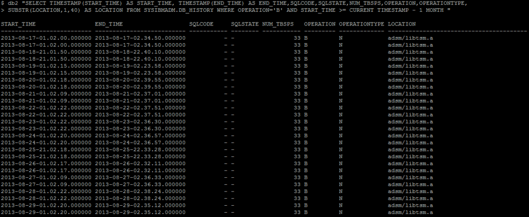 [DB2 LUW] Coletando informações importantes com as views SYSIBMADM ...